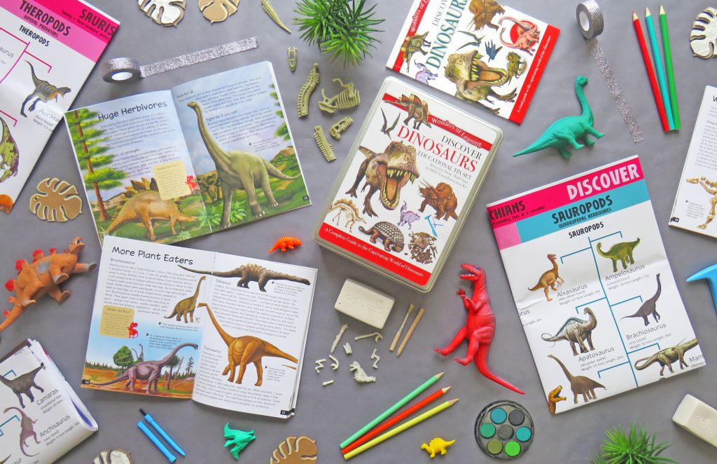 Wonders of Learning – Discover Dinosaurs Educational Tin Set – Headstart