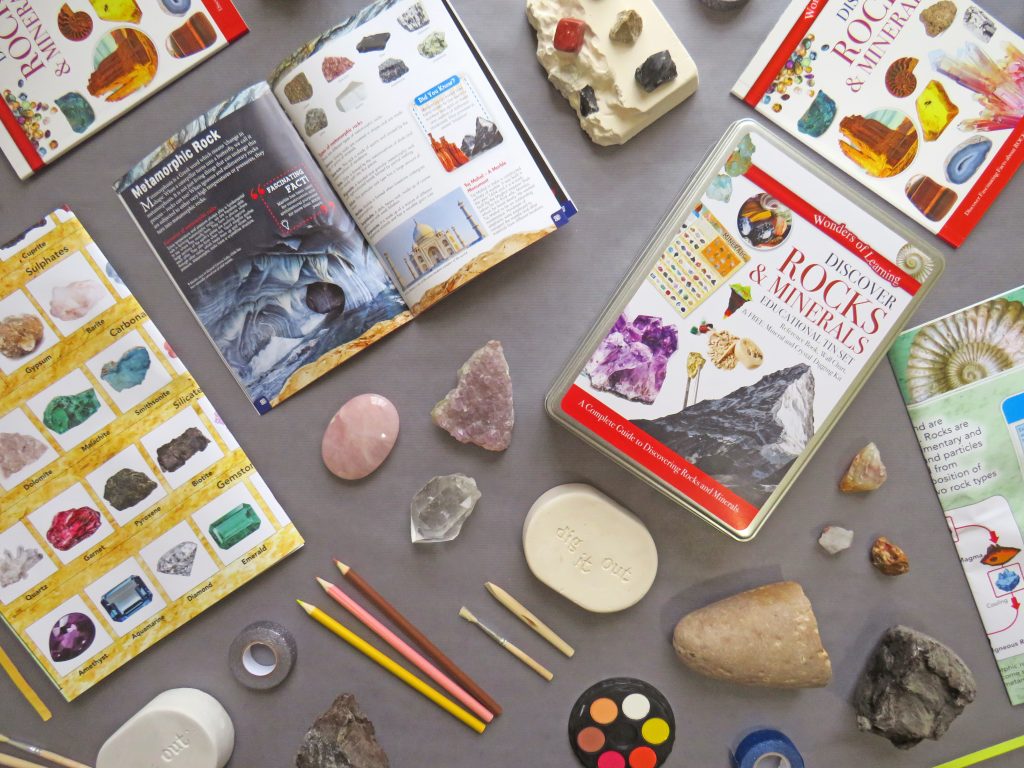 Wonders of Learning – Discover Rocks and Minerals Educational Tin Set ...