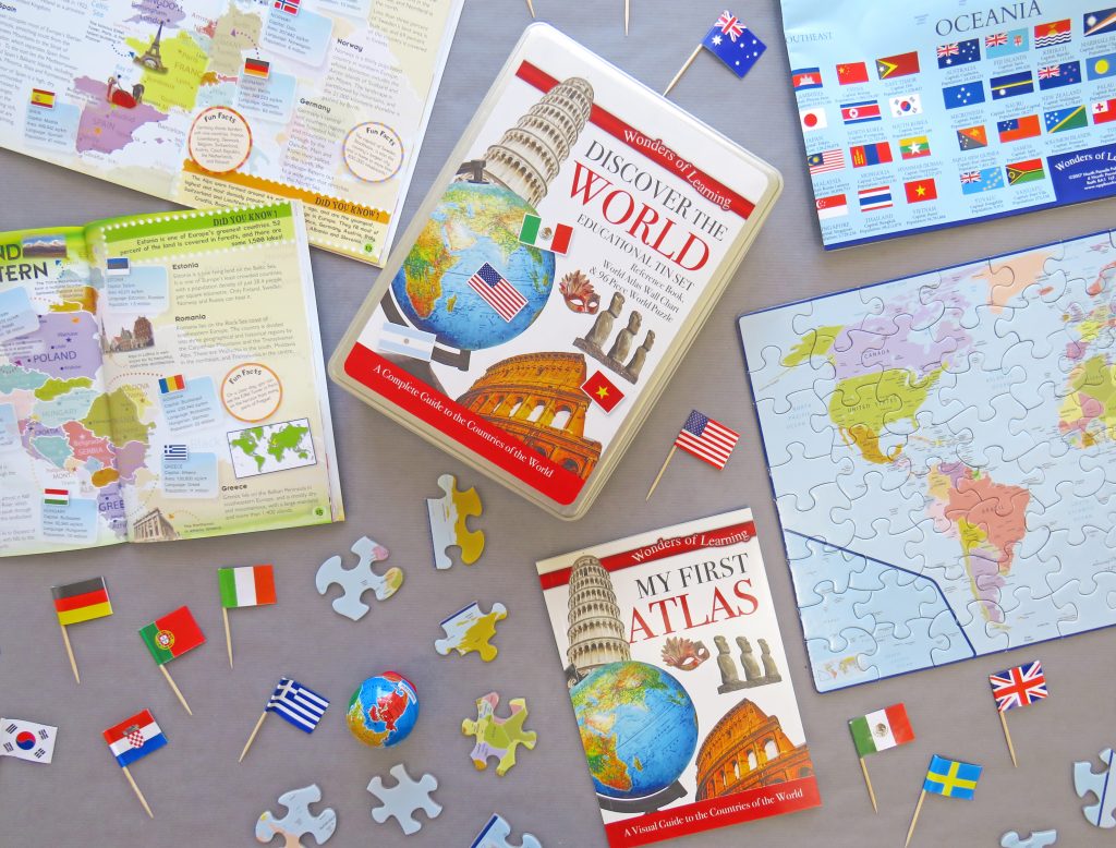 Wonders of Learning – Discover the World Educational Tin Set – Headstart