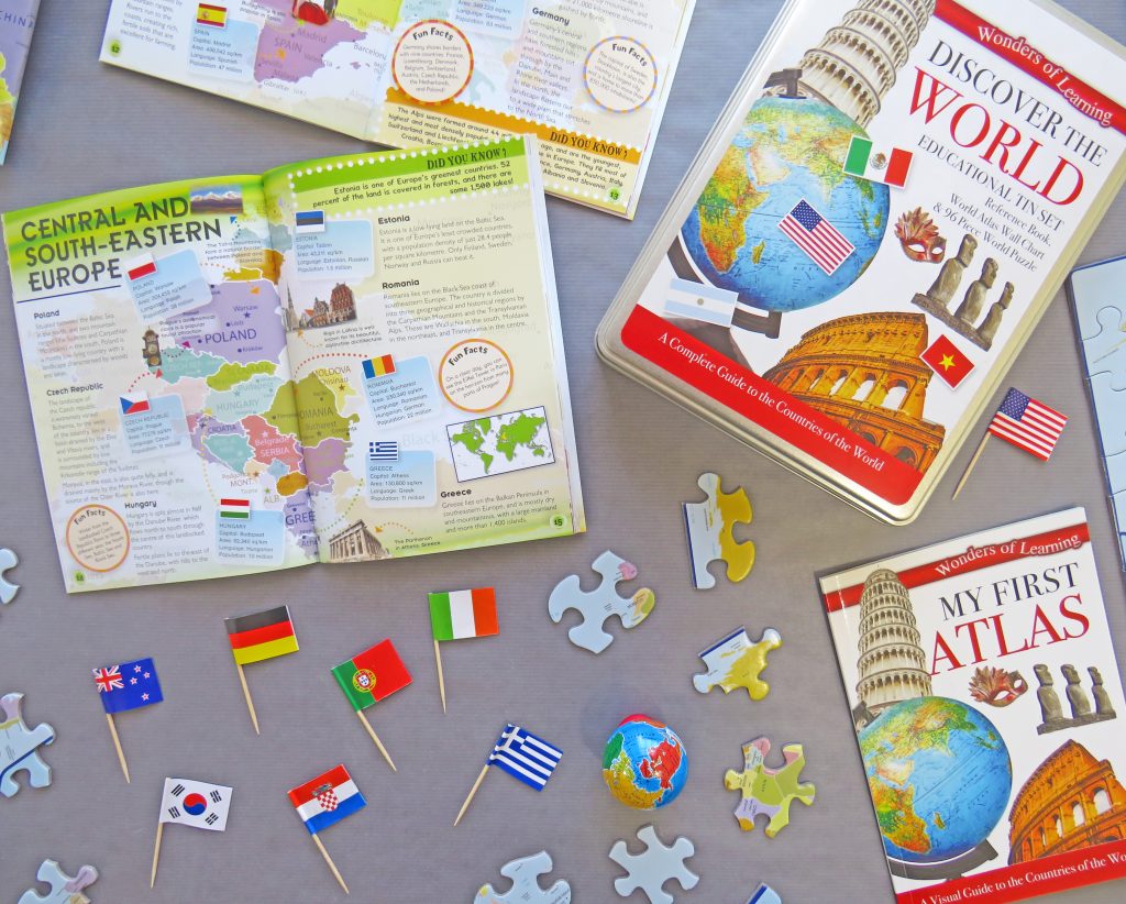 Wonders of Learning – Discover the World Educational Tin Set – Headstart